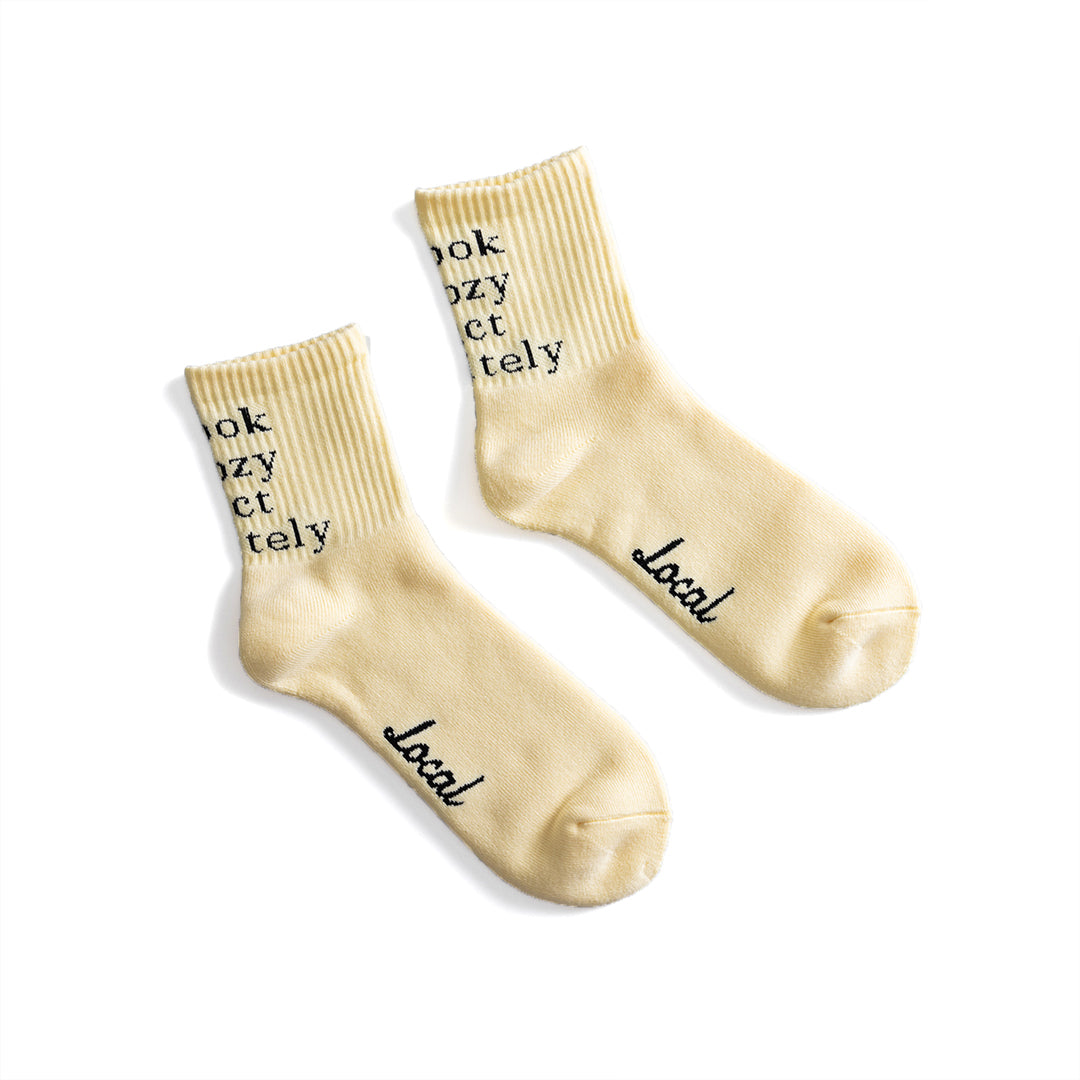 Text SOCKS | Off White – Local GOLF